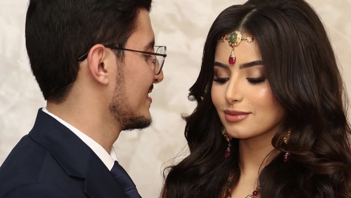 Rabab Kwaid sends a message to her husband on their first wedding ...