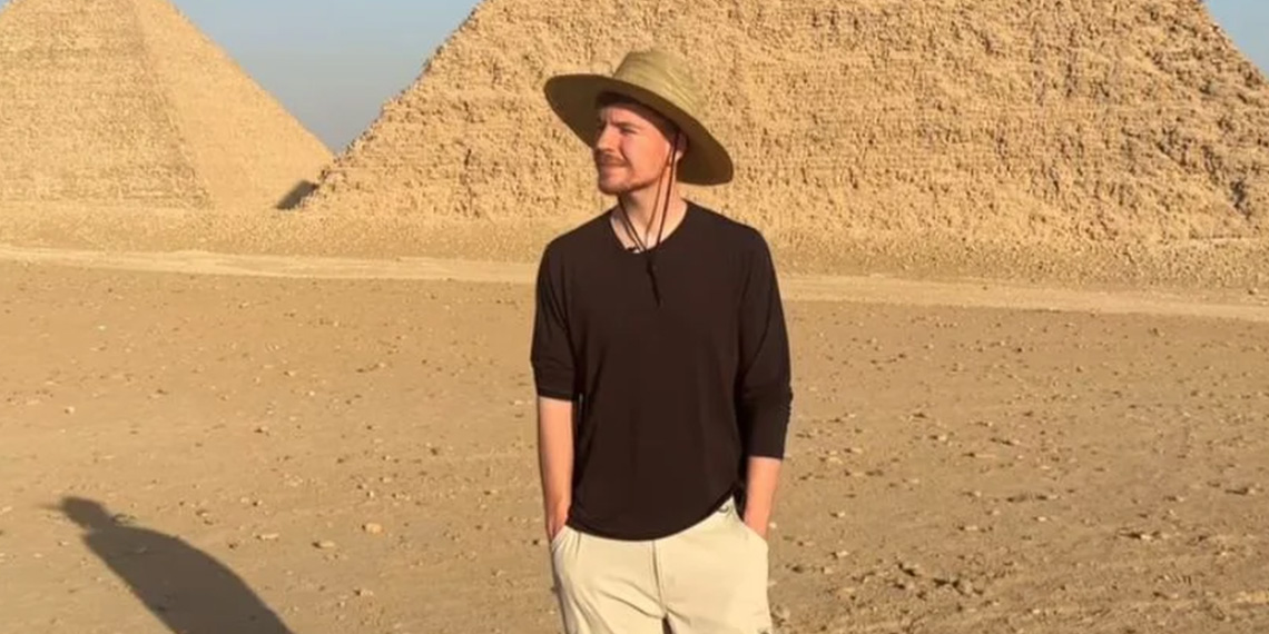 Mr. Beast in the Pyramids, a historical adventure that breaks records