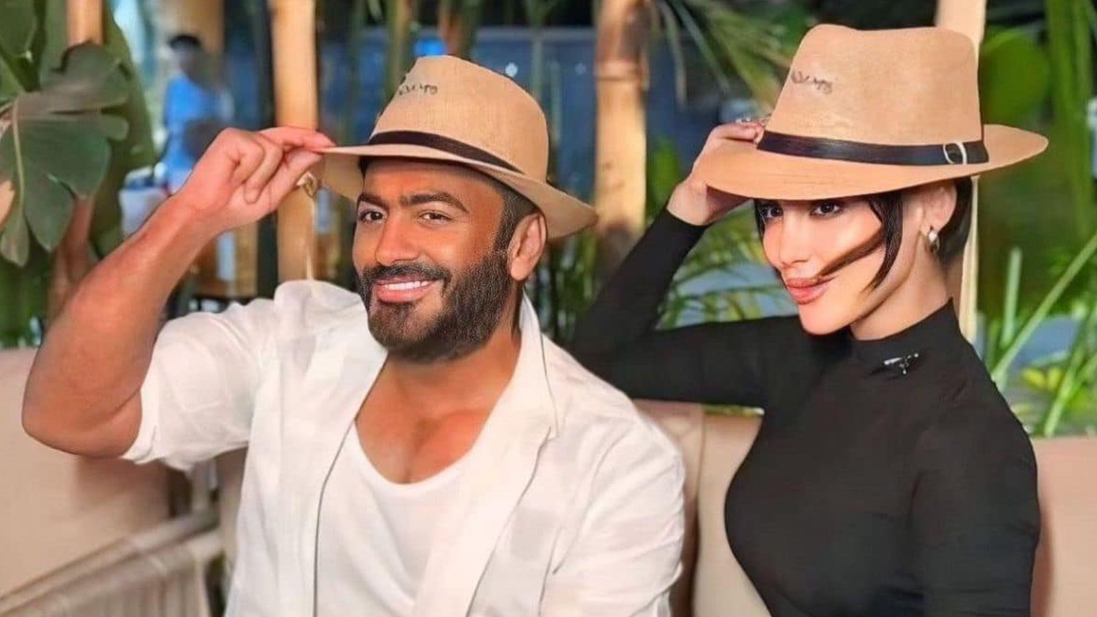 Video: Tamer Hosny and Basma Bousil celebrate the birth of their son Adam