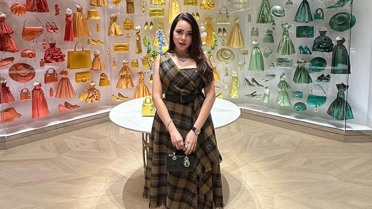 Asmaa Ibrahim shines in a sophisticated look from Dior's 2025 collection