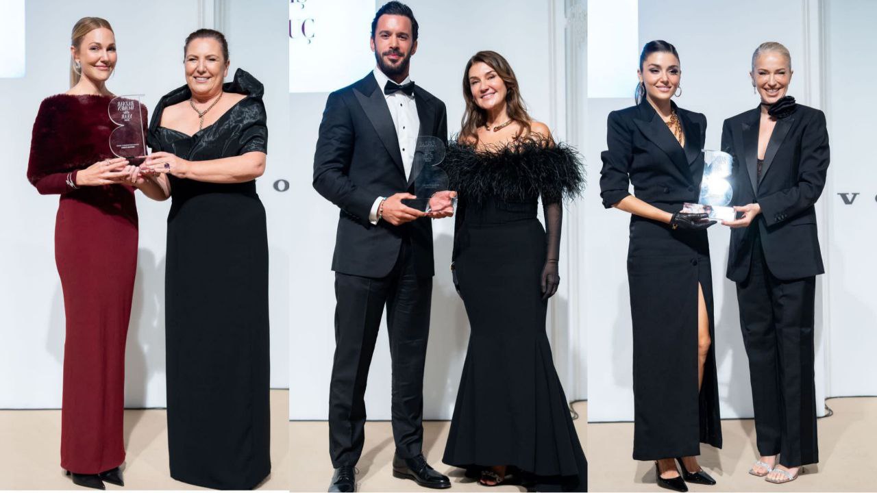 Turkish stars at the Woman of the Year ceremony...and these are the winners